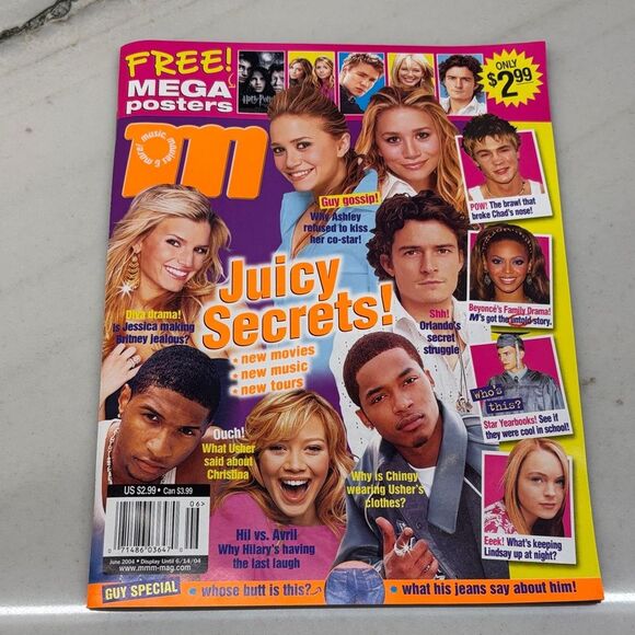 Other | Vintage M Magazine June 204 Usher Orlando Bloom Chad Michael ...